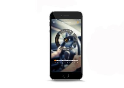 Cina Visualizzatore digitale blu di Ultra Thin With del regolatore del comando dell'automobile di TUV del CE in vendita