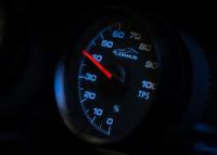 China 60mm Turbo Setting Car Gauge Meter Single Function LCD Digital Speedometer for sale