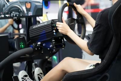 Cina Cabina di pilotaggio del gioco della corsa dell'azionamento diretto di Cammus con il pedale regolabile di angolo in vendita
