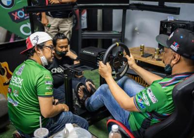 Cina Il FCC del CE ha certificato il parco di divertimenti di Sim Racing Rig Simulator For del servomotore in vendita