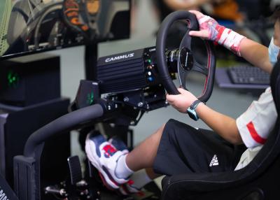 Cina simulatore del videogioco di guida dell'automobile dell'azionamento diretto del servomotore 15Nm in vendita