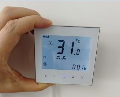 China 0-10V Contro Fan Coil Unit Thermostat Wifi High Accuracy 95-240V AC,50/60Hz for sale