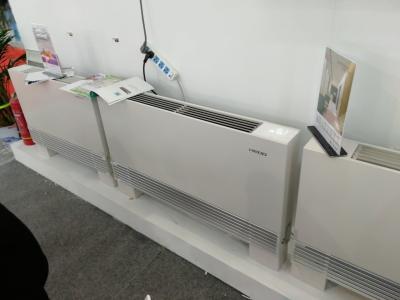 China Cubierta revestida del piso de dos tubos de la fan de la bobina del polvo derecho ultra fino de la unidad con el regulador en venta