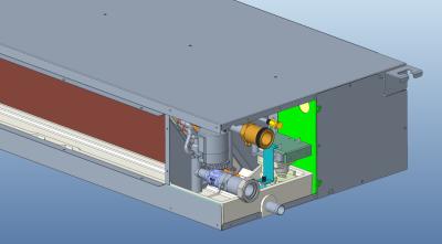中国 Meco 400CFM 4の管の天井はファンのコイルの単位の省エネの低い維持を中断しました 販売のため
