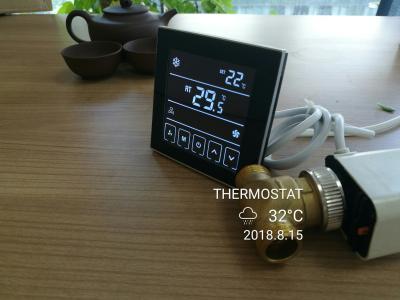 China LCD Digitale Fcu van de de Roleenheid van de Thermostaatventilator Thermostaat 3 het Scherm van de Snelheidsspiegel Te koop