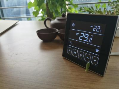 China LCD Digitale Fcu van de de Roleenheid van de Thermostaatventilator Thermostaat 3 het Scherm van de Snelheidsspiegel Te koop