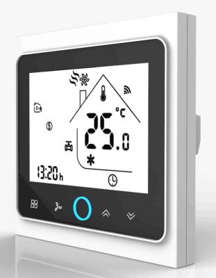 China Het commerciële Digitale Plafond van de de Eenheidsthermostaat van de Ventilatorrol zet Ce-Certificatie op Te koop