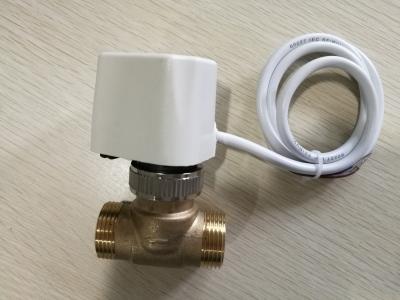 China A bobina pequena da água quente do tamanho motorizou o tipo magro válvula elétrica DN15/DN20 da válvula do aquecimento à venda