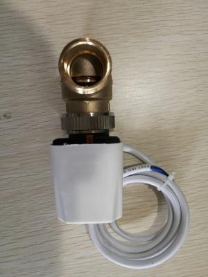 China A bobina pequena da água quente do tamanho motorizou o tipo magro válvula elétrica DN15/DN20 da válvula do aquecimento à venda