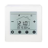 China Programmable Underfloor Heating Thermostat 16A With Black / White Color for sale
