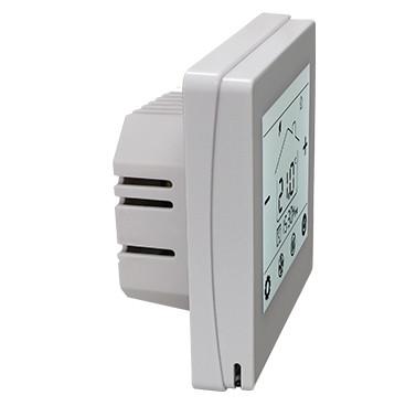 China Programmable Underfloor Heating Thermostat 16A With Black / White Color for sale