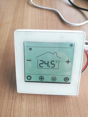 China Bacnet-Thermostat-Smart verdrahteter Prüfer Leistungsaufnahme der geringen Energie für Wasser-Ventilatorkonvektor-Einheiten zu verkaufen