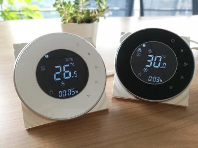 China Runder Ventilatorkonvektor-Einheits-Thermostat mit Rohr-dem Abkühlen des Modbus-Steuer2 Rohr-4/Heizung zu verkaufen