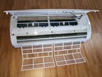 China Digital Display 200CFM Wall Mounted Fan Coil Unit With ABS Panel for sale