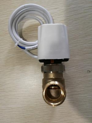 China Válvula termal eléctrica de la fan de la bobina de la válvula de cobre amarillo de la unidad para el sistema del aire acondicionado y de calefacción en venta