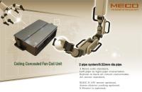 China Concealed Horizontal Fan Coil Unit / Horizontal Air Conditioning Units for sale