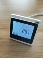 China Wall Mounted Programmable Fan Coil Thermostat Wired Controller Custom Housing for sale