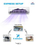 China 405nm Switch Button LED 5.3W UV Air Sterilizer Kit for sale