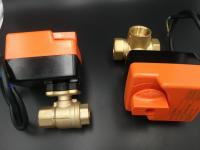 China DN15 Self Reset 24V AC/DC Motorized Ball Valve for sale
