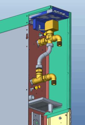 Cina Ventilconvettore esile di condizione del pavimento di FCS 220V 1P 50HZ in vendita