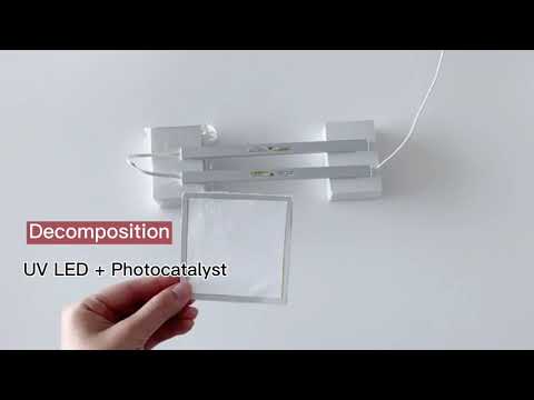 Switch Button UV Air Sterilizer 10000 Hours LED Strip 10 W
