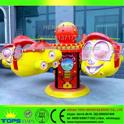 China HENAN TOPS Kids Love Children Game Equipment Amusement Big Eye Plane Rides for sale