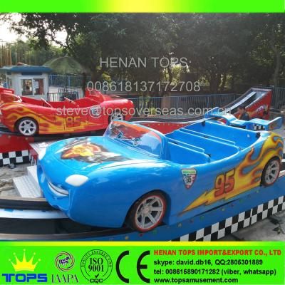 China HENAN TOPS Theme Park Era Spin Boat New Product With The Mini Flying Car for sale