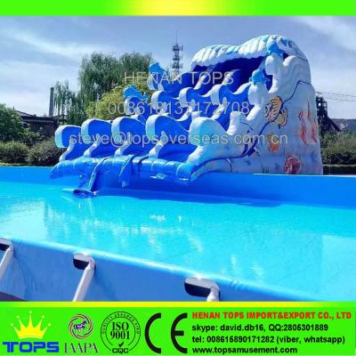 China HENAN TOPS gaint inflatable water slide \water park slides for sale \aqua park for sale