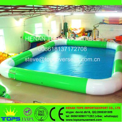 China HENAN TOPS Giant inflatable water iceberg,inflatable floating iceberg,inflatable water park toys for sale