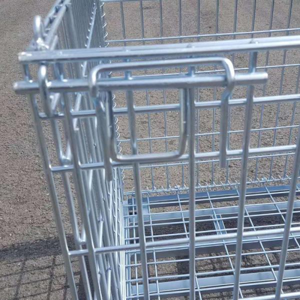 Galvanized Storage Cage Collapsible Stillage Cage 800kg-1500kg Bearing