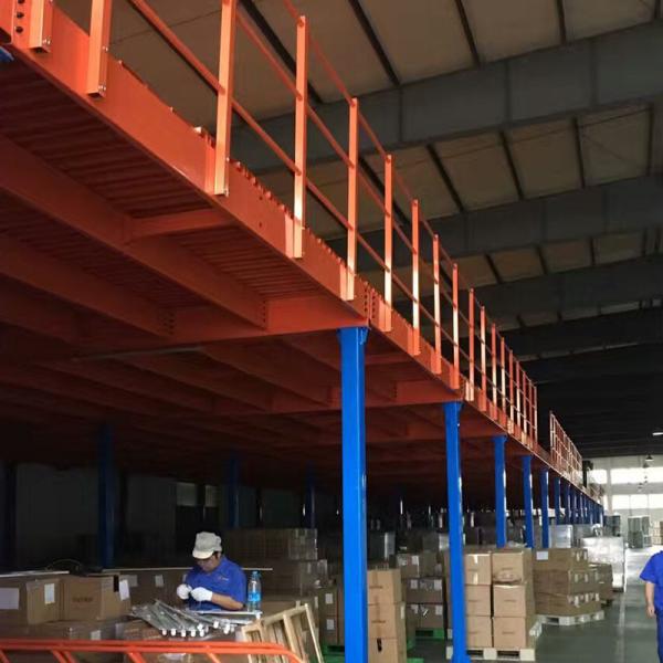 Galvanized Steel Platforms For Warehouse Mezzanine Floor Racking System