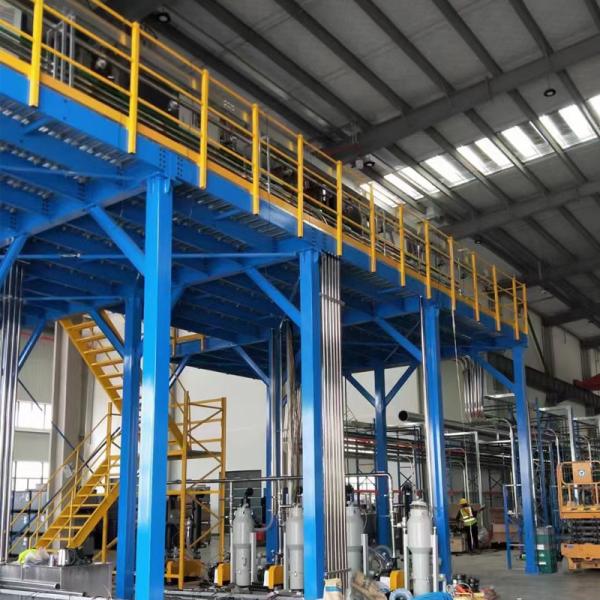 Galvanized Steel Platforms For Warehouse Mezzanine Floor Racking System