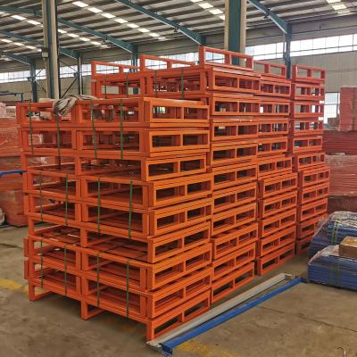 China Wholesale Storage Equipment Stackable Pallets Heavy Duty Steel Pallet Manufacturers for sale