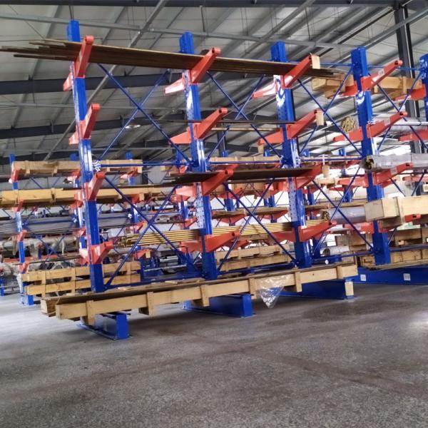 Single Arm 100kg-1000kg Heavy Duty Warehouse Cantilever Racks Industrial Adjustable Cantilever Racking