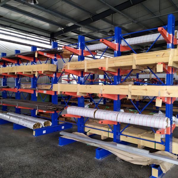Single Arm 100kg-1000kg Heavy Duty Warehouse Cantilever Racks Industrial Adjustable Cantilever Racking