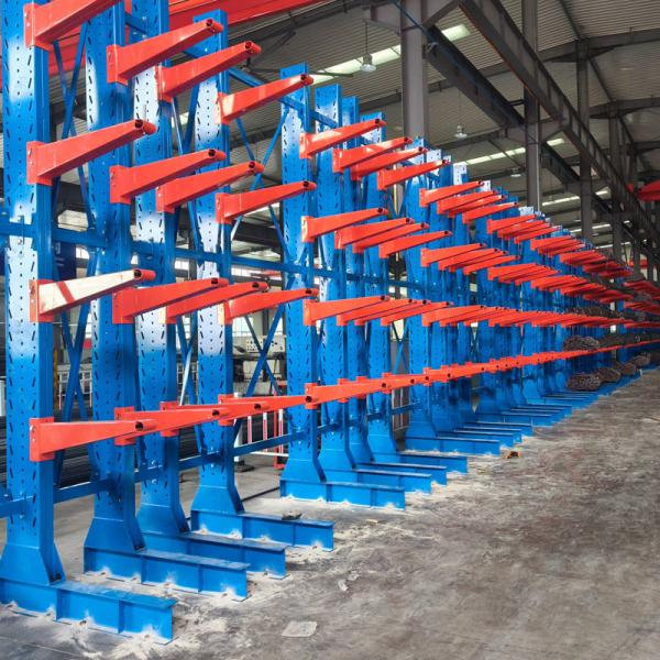 Single Arm 100kg-1000kg Heavy Duty Warehouse Cantilever Racks Industrial Adjustable Cantilever Racking