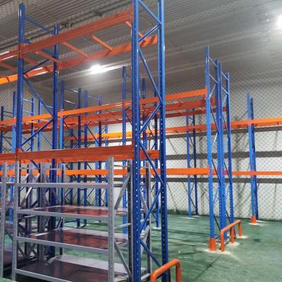 China Durable Powder Coated Steel Warehouse Rack / Steel Storage Racking System for sale