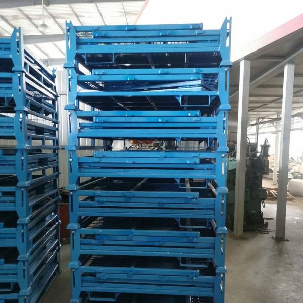 Stackable Durable Steel Foldable Wire Mesh Container  For Your Storage Requirements