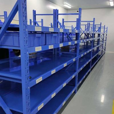 China Medium Duty Shelving With Weight Capacity 100kg-500KG/Layer Customized Color Options for sale