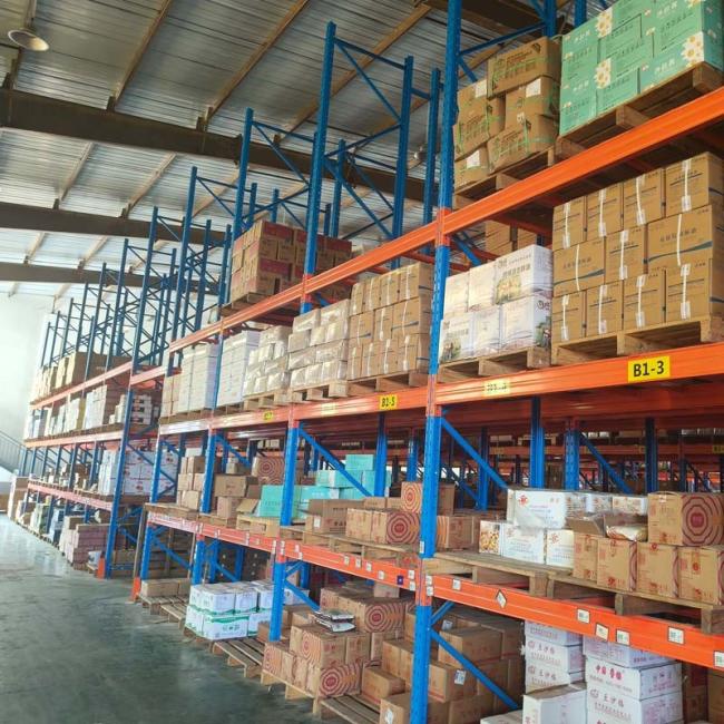 Customizable warehouse storage rack system