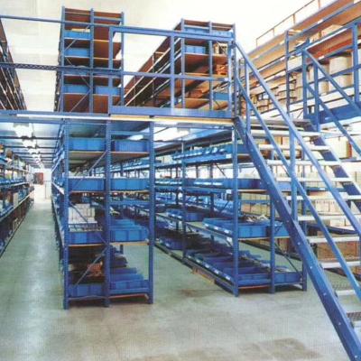 China Customized Warehouse Steel Storage Mezzanine Platforms With Steel Structure for sale