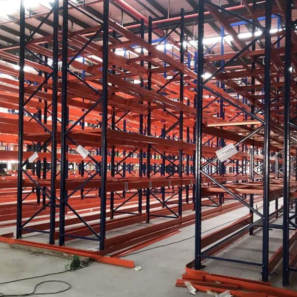 Steel Customizable VNA Very Narrow Aisle Racking For Narrow Aisle Pallet Shelf In Metal Material
