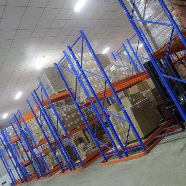 Steel Customizable VNA Very Narrow Aisle Racking For Narrow Aisle Pallet Shelf In Metal Material