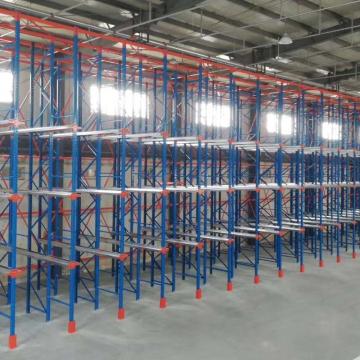 Industrial pallet racking system with customized color