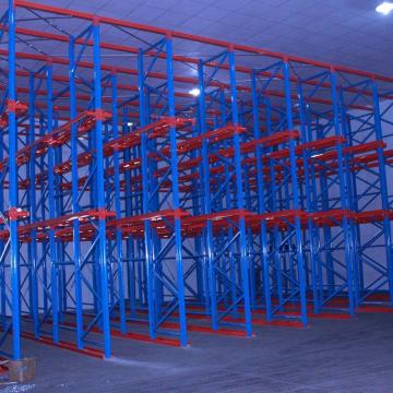 Warehouse installation of heavy duty racking