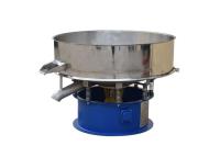 China Stainless Steel Circular Vibrating Screen Oil Paint Filter 800mm 0.55KW for sale