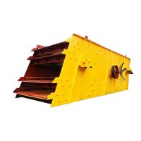 China Building Materials Rectangular Vibrating Screen Machine With Circular Motion for sale