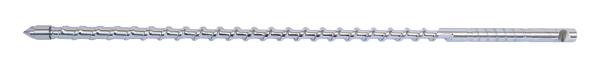 Quality 20mm Single Screw Barrel Quenching Tempering Injection Molding Screw for sale