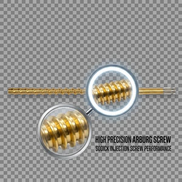 Quality Optical Field Injection Screw Barrel HRC 48 - 52 Screw Plunger Injection Molding for sale