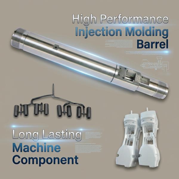 Quality Wear Resistant Injection Molding Barrel Corrosion Resistant Barrel HRC 28 for sale